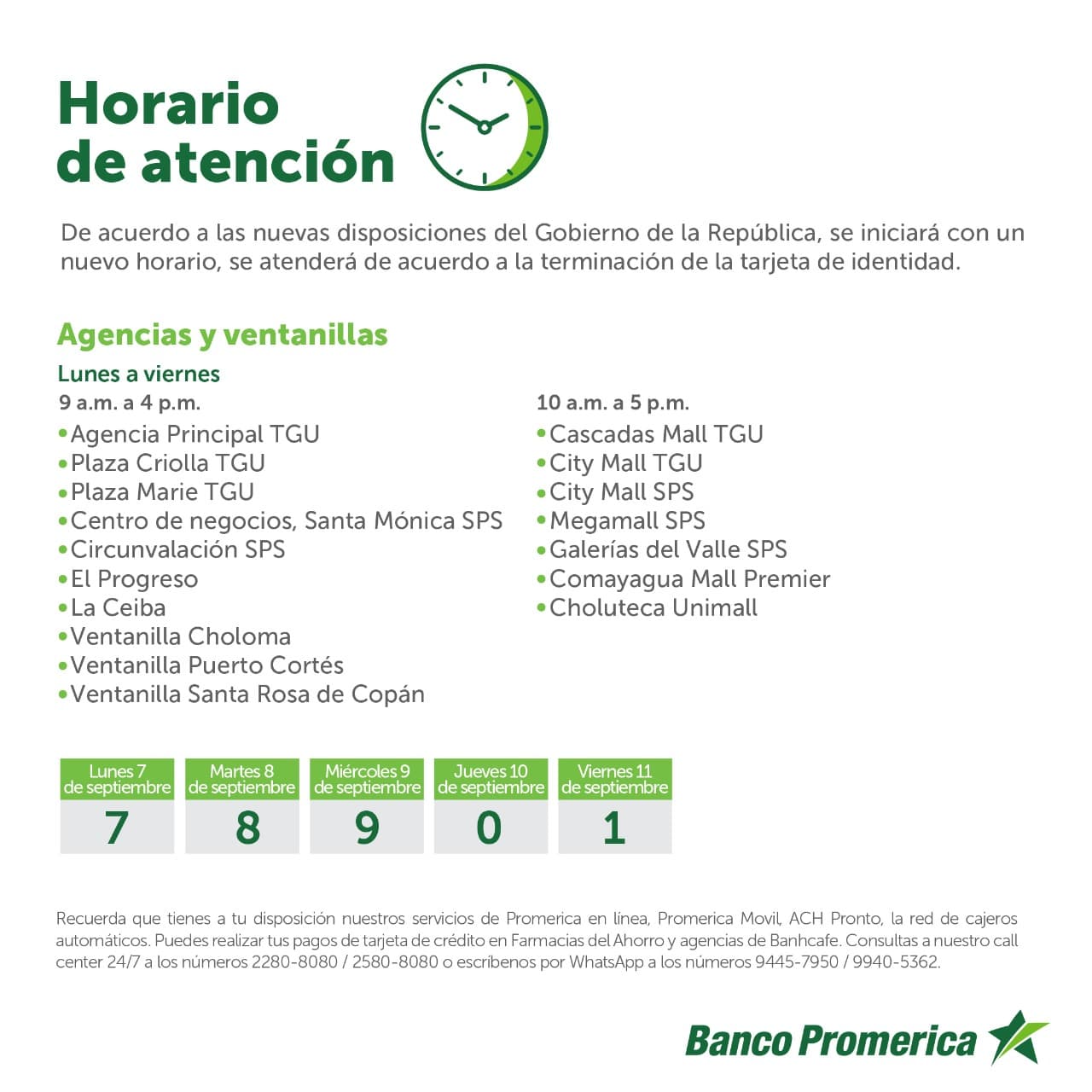 Agencias | Banco Promerica Honduras